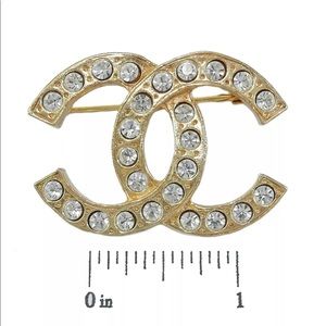 CHANEL | Jewelry | Chanel Cc Logo Pin Brooch | Poshmark